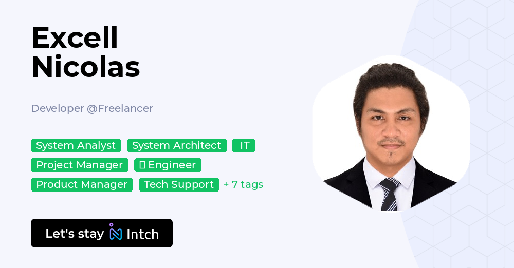 Excell Nicolas - Developer, Freelancer | Intch