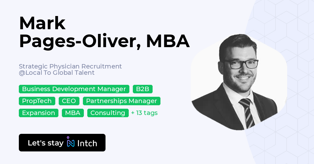 Mark Pages-Oliver, MBA - Strategic Physician Recruitment, Local To ...
