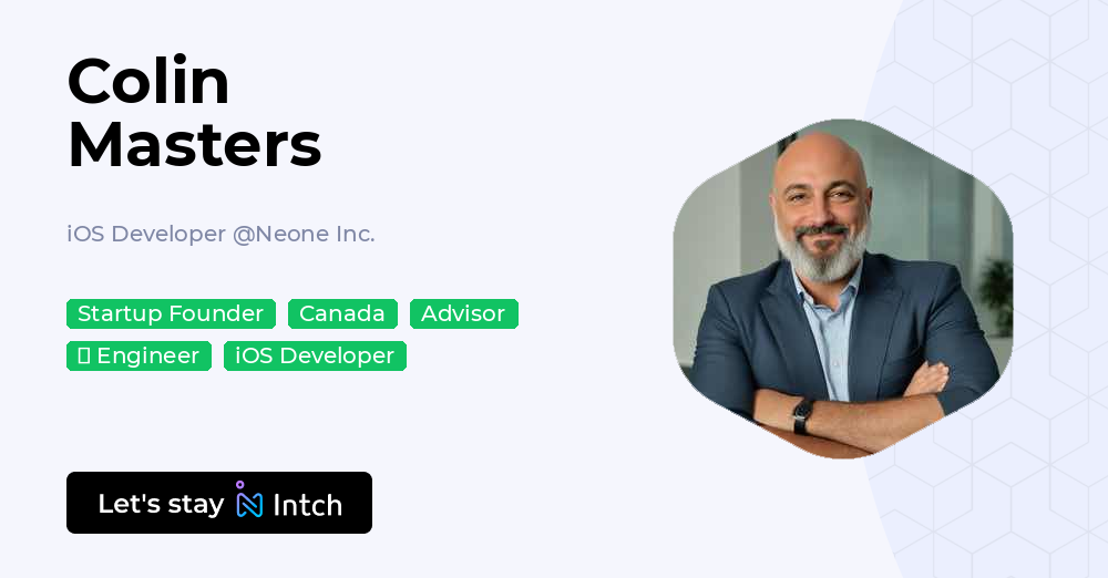 Colin Masters - iOS Developer, Neone Inc. | Intch