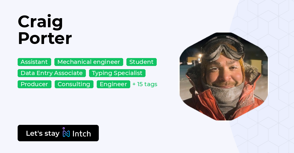 Craig Porter - | Intch