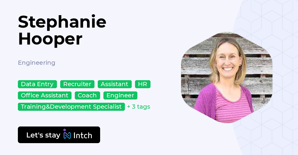 Stephanie Hooper - Engineering, | Intch