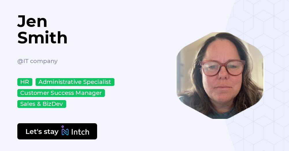 Jen Smith - IT company | Intch
