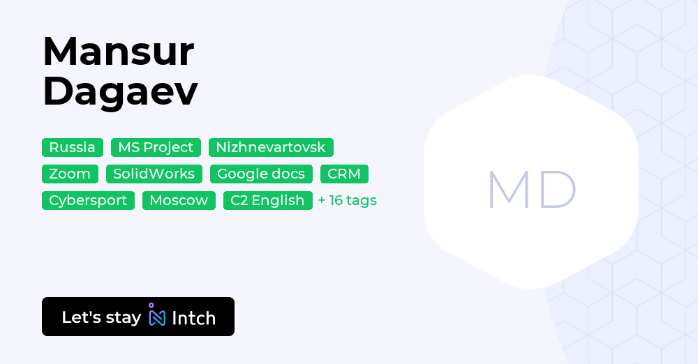 Mansur Dagaev - | Intch