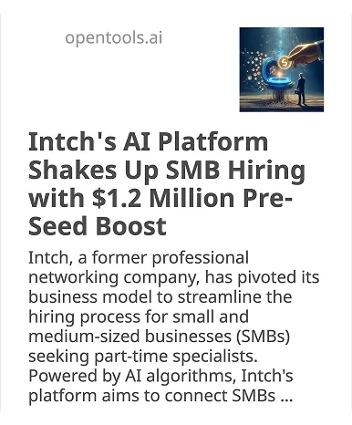 Intch — Professional Networking App for the Future of Work