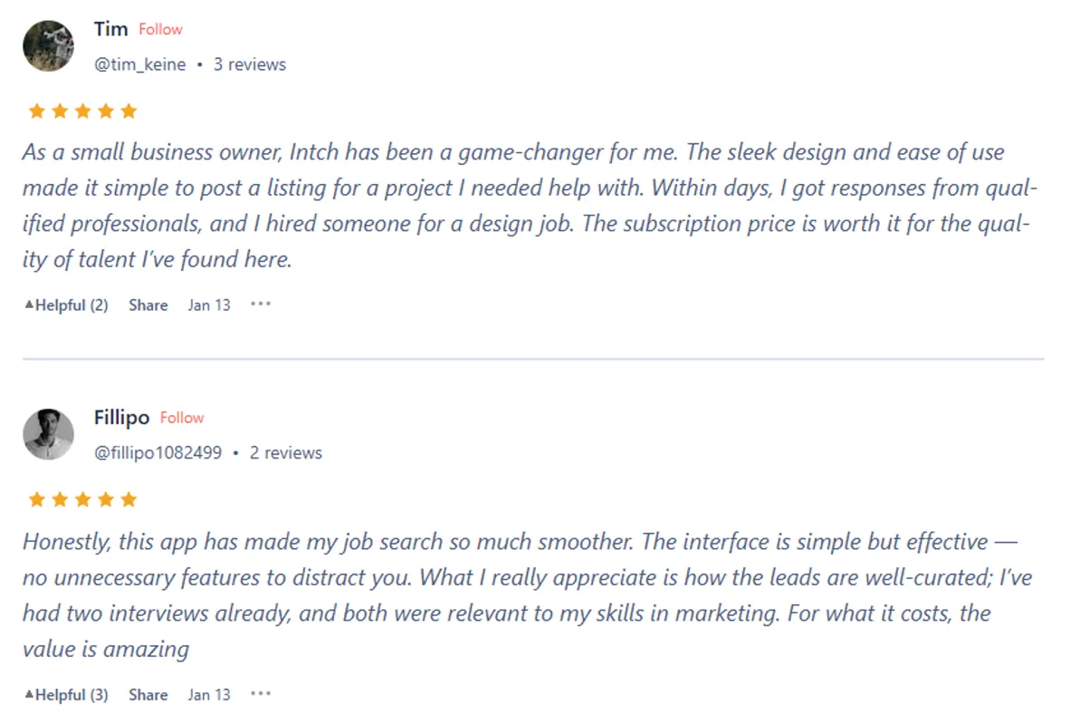 Intch — Professional Networking App for the Future of Work